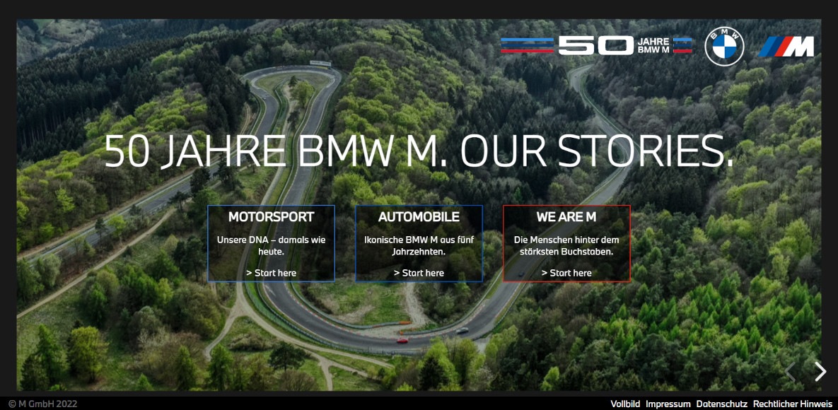 Eine schnelle Runde durch 50 Jahre BMW M