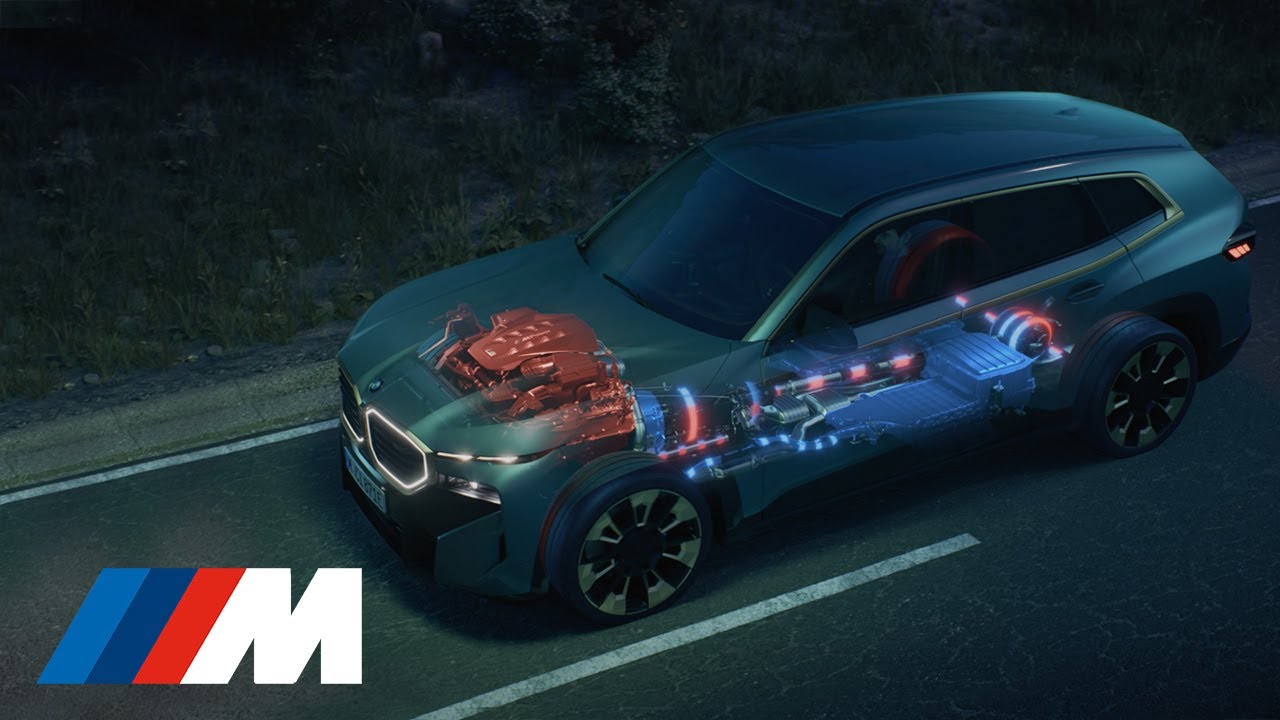 The powertrain of the first BMW XM