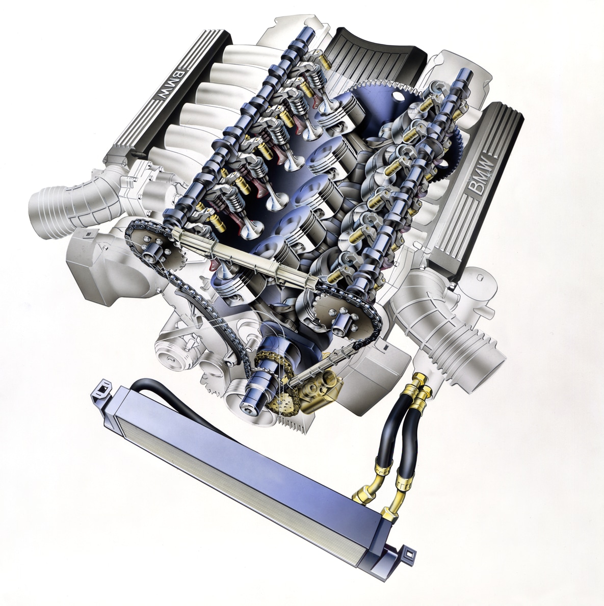 The BMW 850 CSi E31 from 1992