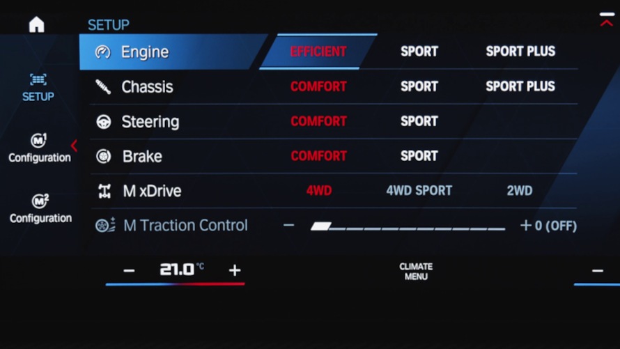 How to configure the M Setup
