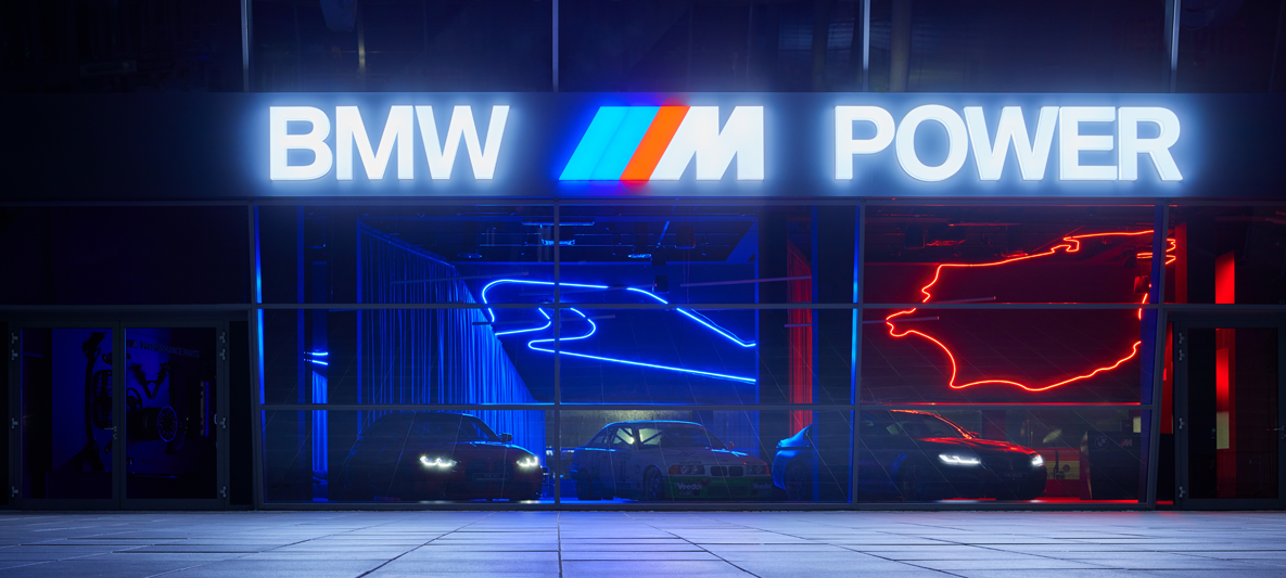 The BMW M Power Showroom at the Nürburgring