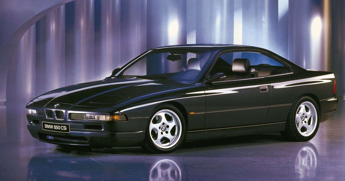 The BMW 850 CSi E31.