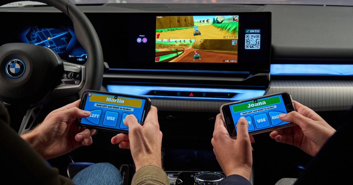In-Car-Games in the new BMW i5