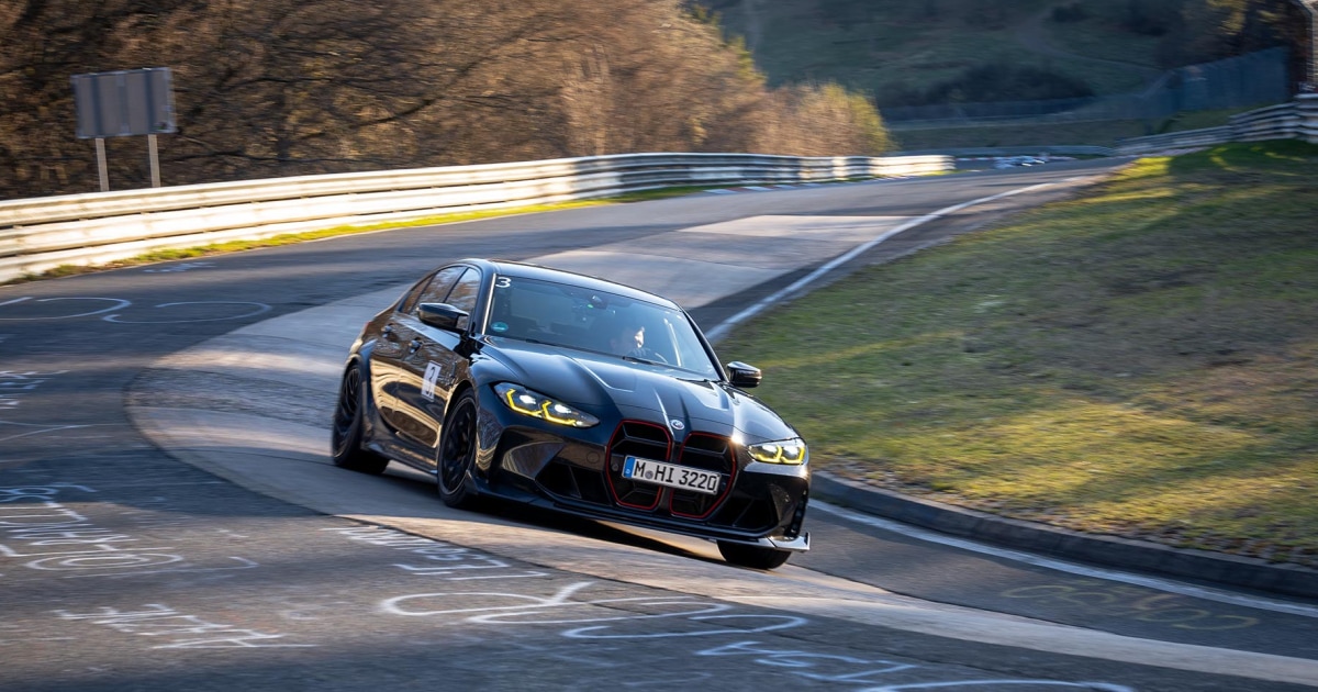 BMW M3 CS sets top time at the Nürburgring